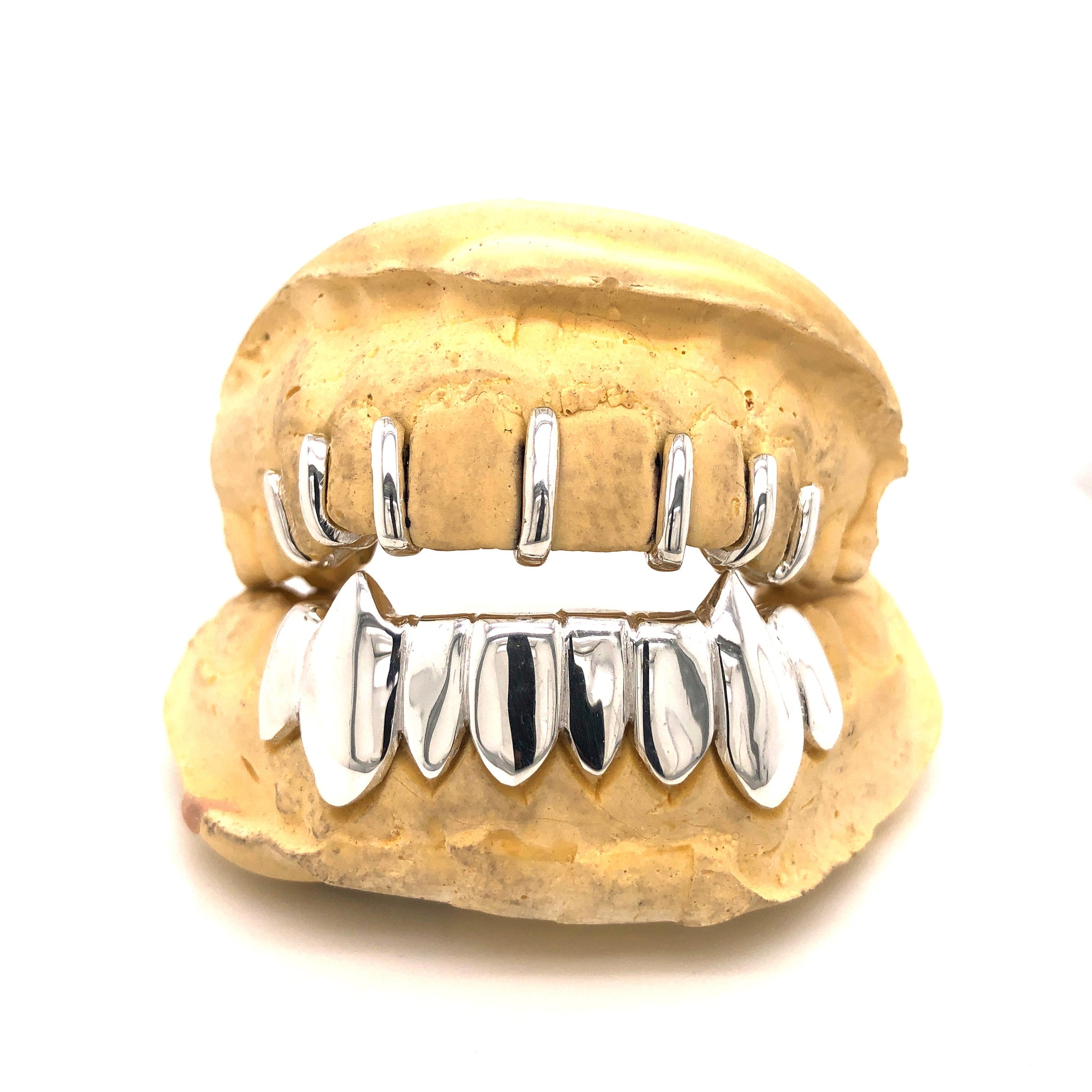 Solid Cap Silver Grillz
